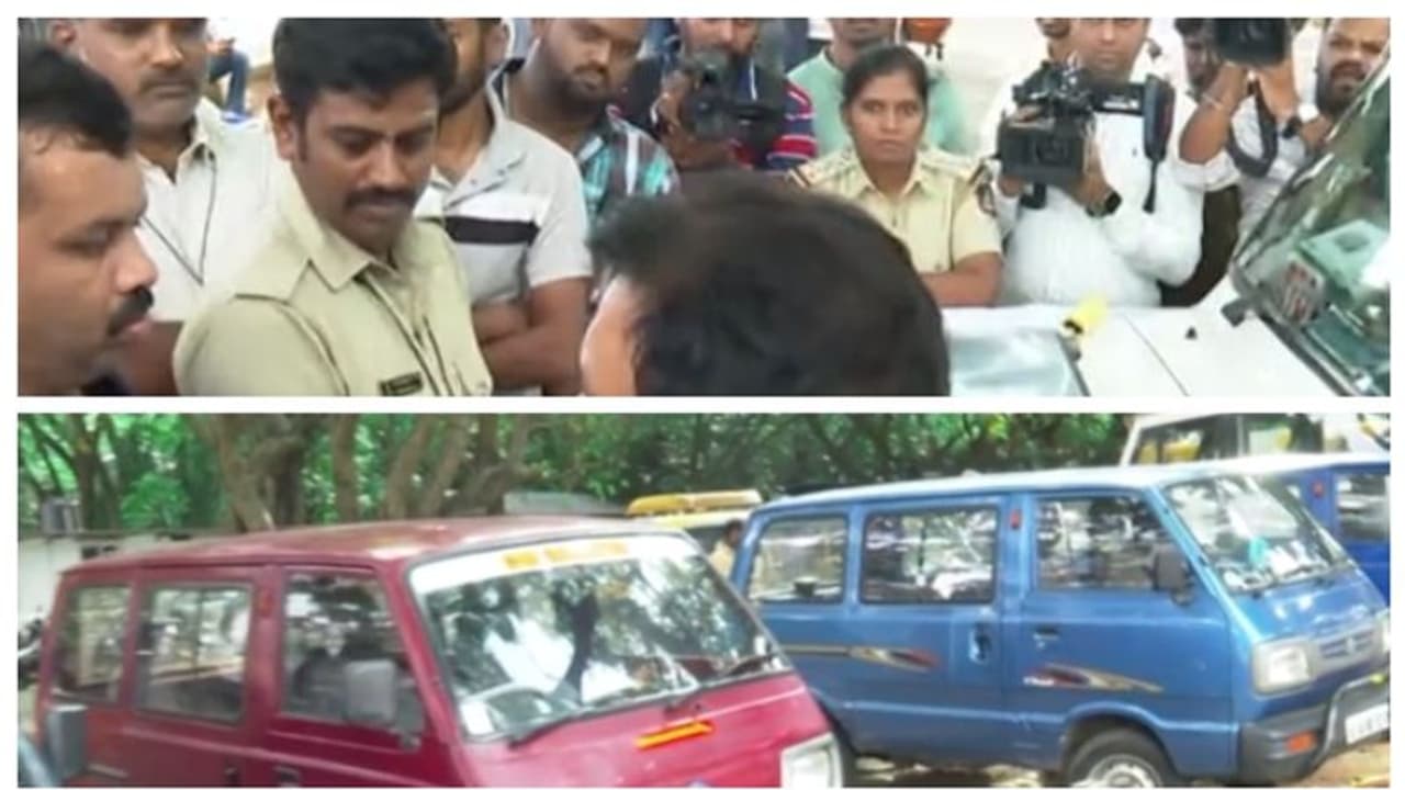 ಖಾಸಗಿ ಶಾಲಾ ವೆಹಿಕಲ್ಸ್‌ ಮೇಲೆ RTO ದಾಳಿ: ರೂಲ್ಸ್ ಬ್ರೇಕ್ ಮಾಡಿದ ವಾಹನಗಳು ಸೀಜ್ ...