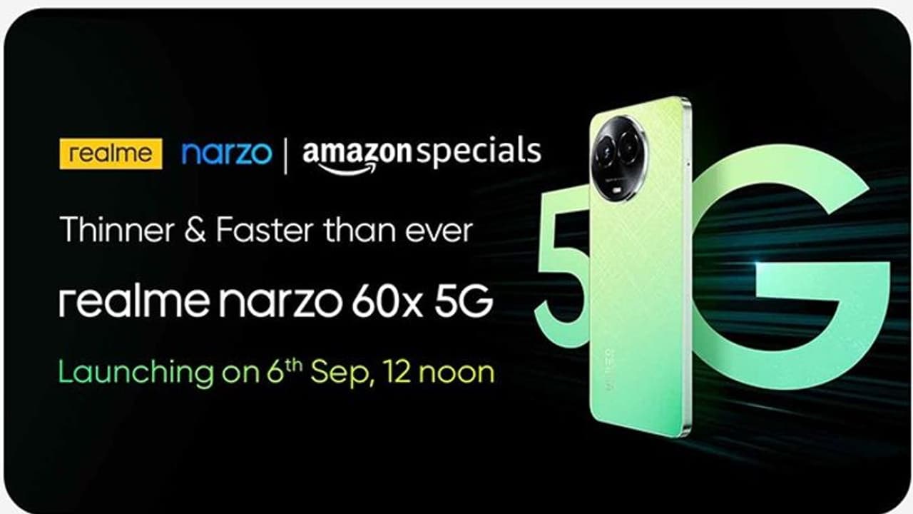 Realme Narzo 60x 5G to launch today: Know when, where to watch event ...
