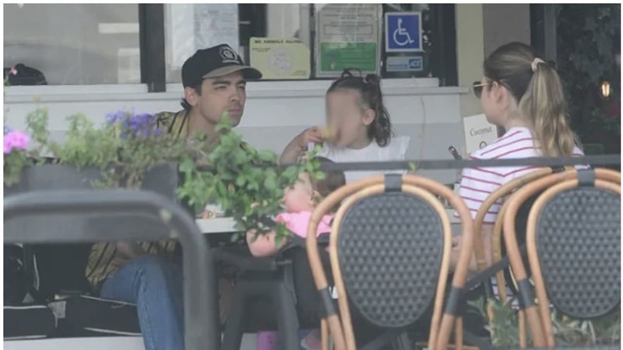 Singer Joe Jonas spends quality time with daughters after filing ...