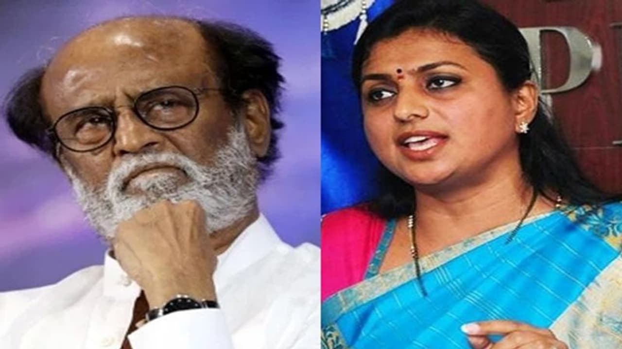 rajinikanth திருடர்களுக்கு ஏன் ரஜினி ஆதரவு: ரோஜா சரமாரி கேள்வி! | why ...