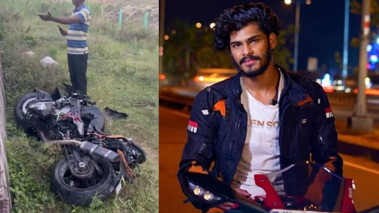 TTF Vasan Accident : வீலிங் செய்யும்போது ஏற்பட்ட விபரீதம்.. அந்தரத்தில் ...