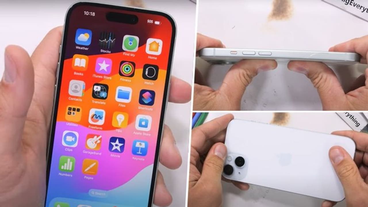Did iPhone 15, iPhone 15 Plus survive the bend test? (WATCH) | Asianet ...