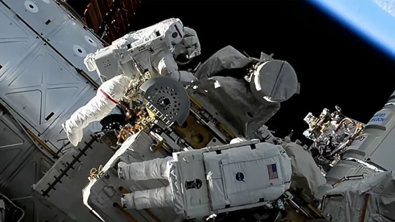 Historic! NASA's all-female team of astronauts conduct spacewalk at ISS ...
