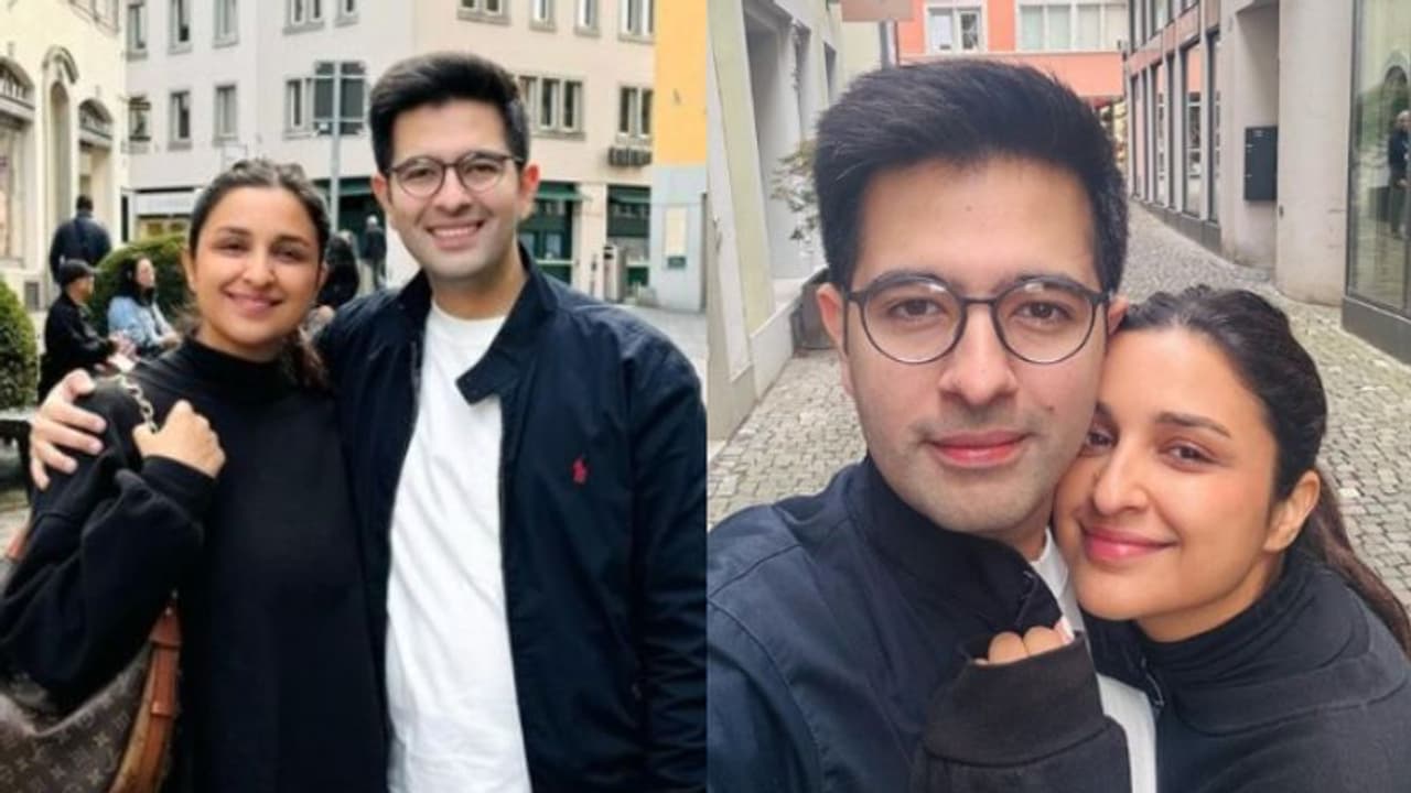 Parineeti Chopra shares unseen pictures with husband Raghav Chadha on his birthday, calls him ...