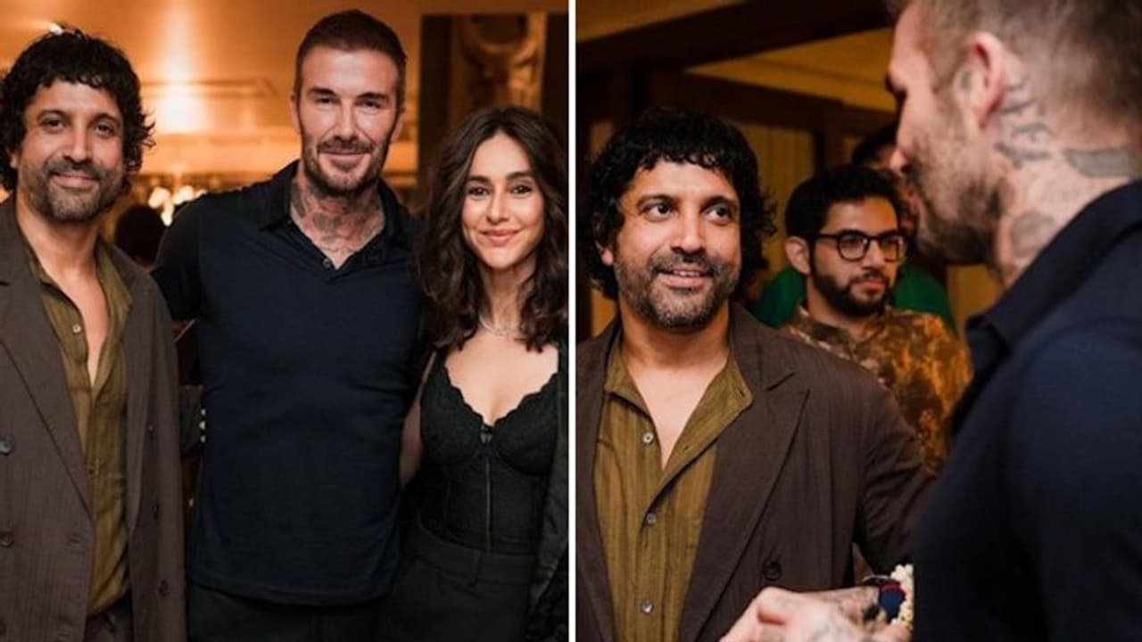 Farhan Akhtar, Shibani send heartwarming message to David Beckham; share pictures with football ...