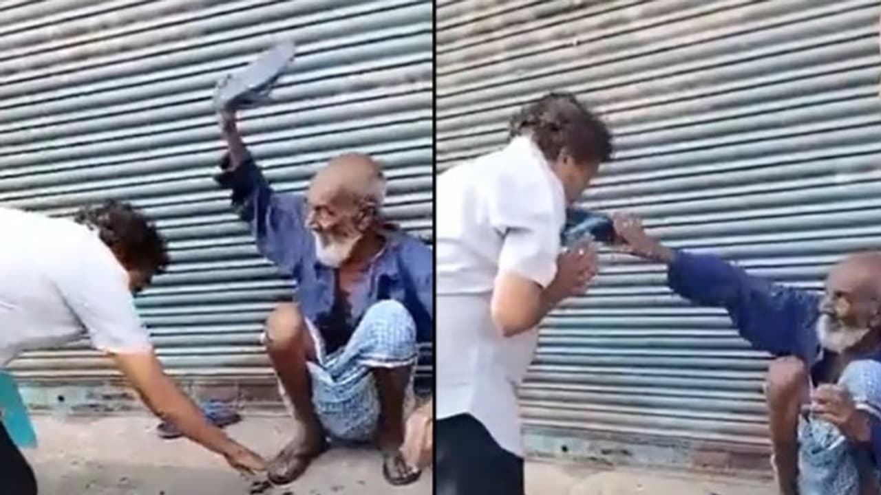 MP चुनाव का अनोखा नजारा: कांग्रेस प्रत्याशी के सिर पर मारीं चप्पलें ...