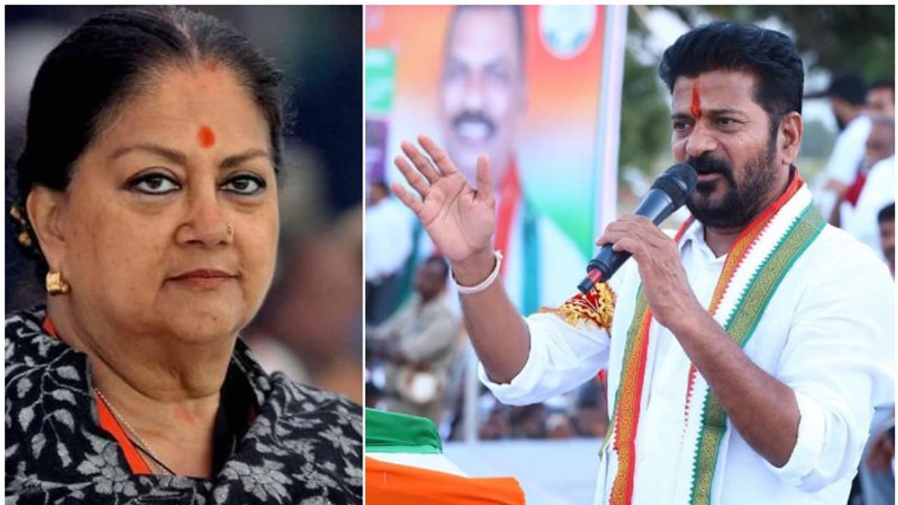 Revanth Reddy CM Telangana Vasundhara Raja Scindia May be CM Rajasthan ...