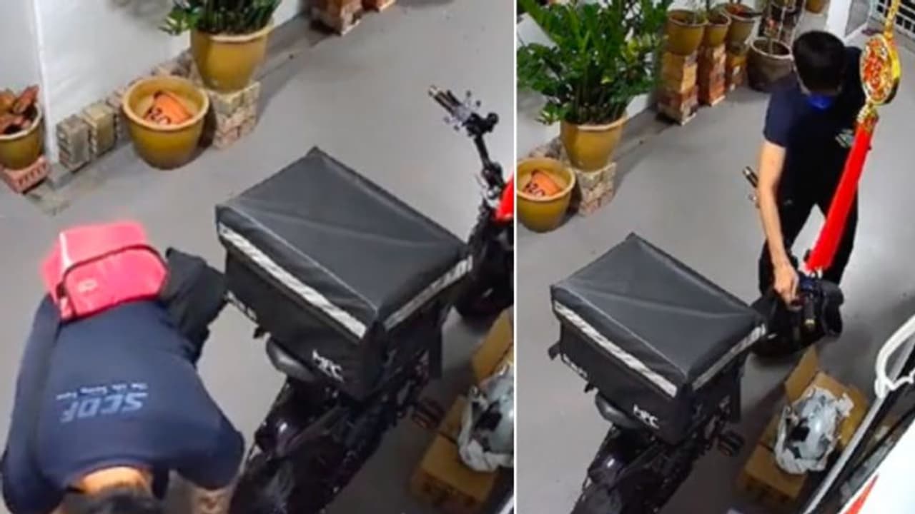 Singapore SCDF : போலீஸ் உடை.. மிடுக்கான நடை.. நேக்காக வந்து பைக்கை ...