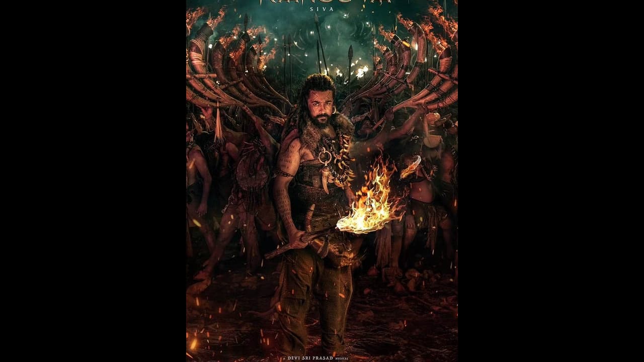 Kanguva Udhiran Look: நெஞ்சில் ரத்தம்... தலையில் மான் கொம்பு! யார் அந்த ...