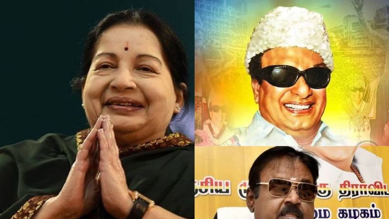 Rip Captain Vijayakanth : சினிமாவில் இருந்து அரசியல் அளுமைகளாக மாறி ...