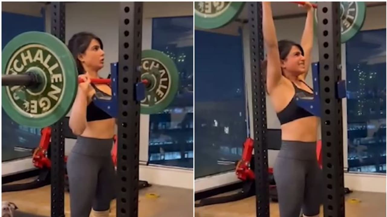 Watch: Samantha Ruth Prabhu shows strength in intense gym session ...