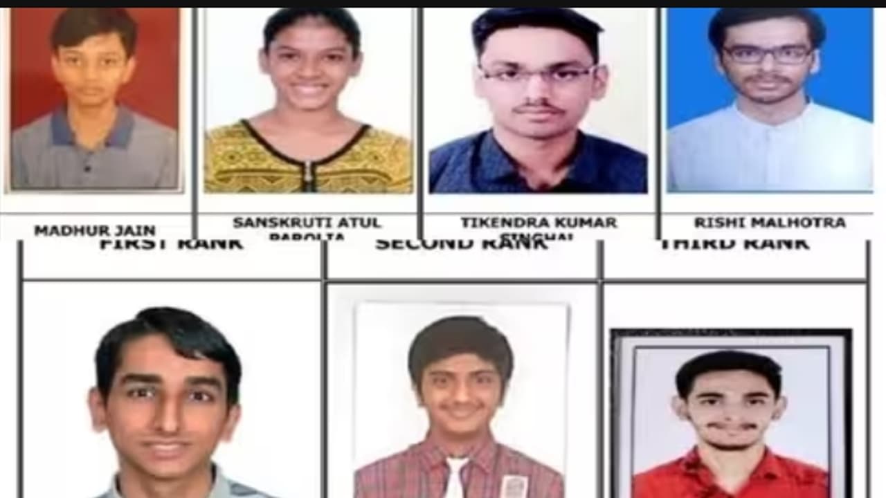 CA Inter Final Result nov 2023 declared, मधुर जैन और जय देवांग जिमुलिया ...