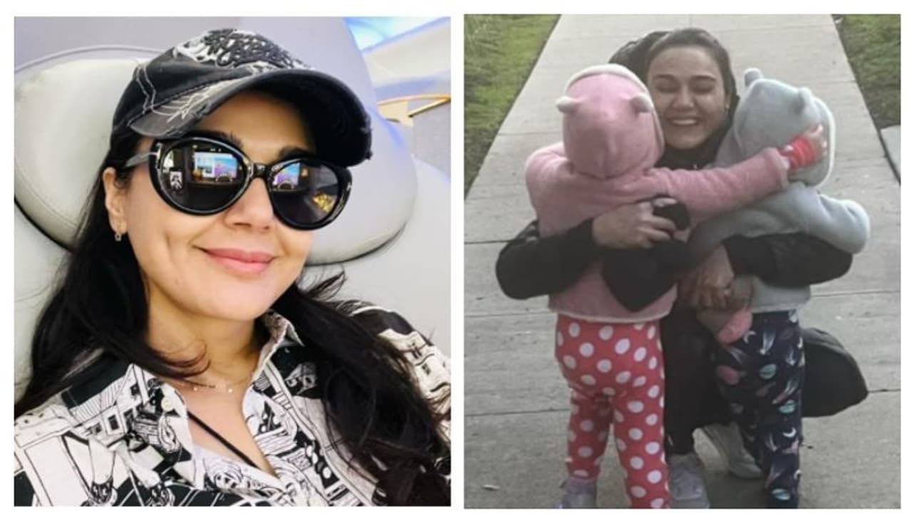 Preity Zinta shares new picture of her twin babies Jai, Gia; celebs ...