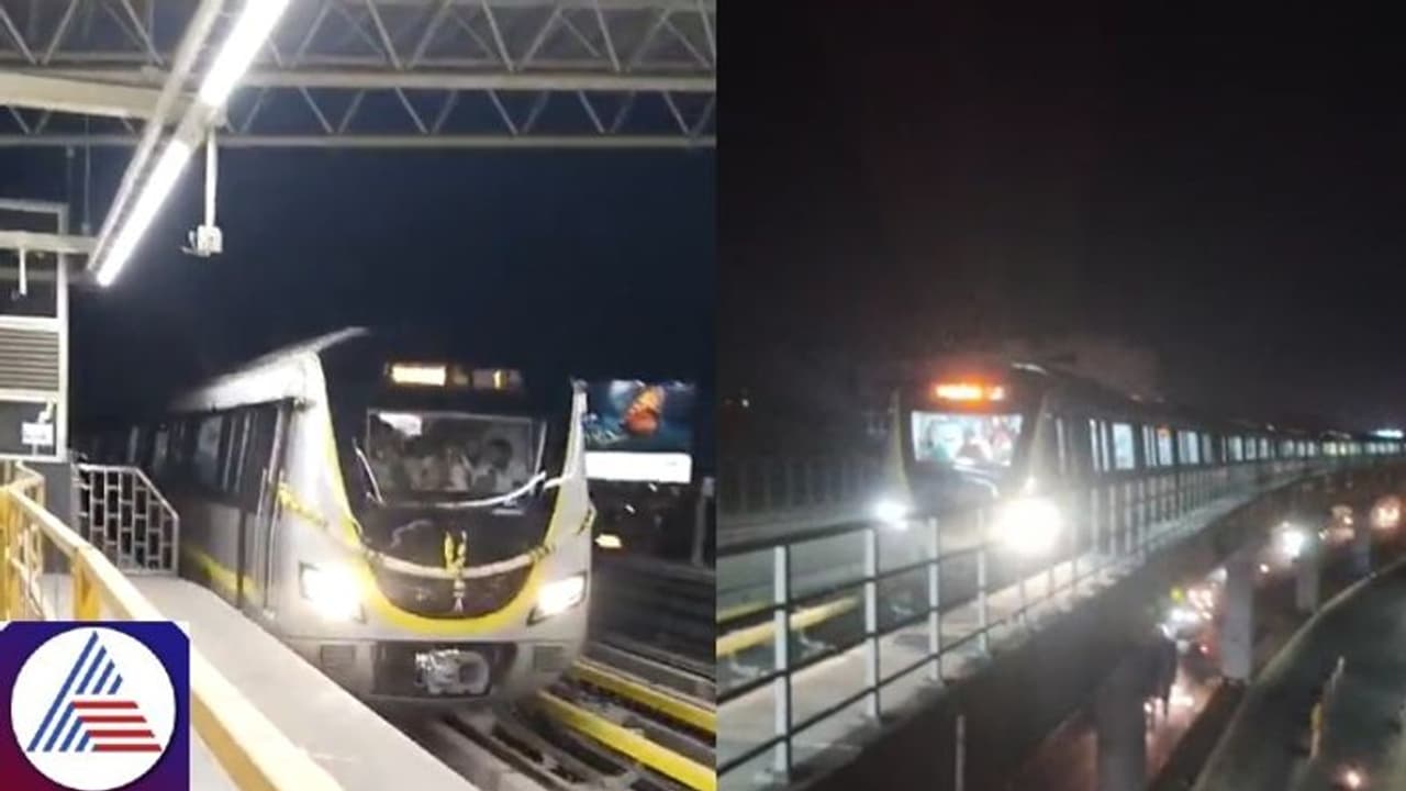 Bengaluru Metro: Yellow line metro’s driverless train begins first ...