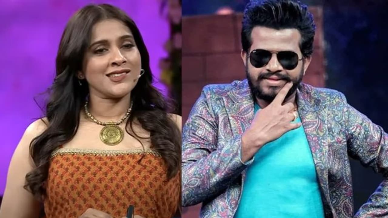 Hyper Aadi double meaning comments on Rashmi gautam | Hyper Aadi Double Meaning Comments On ...