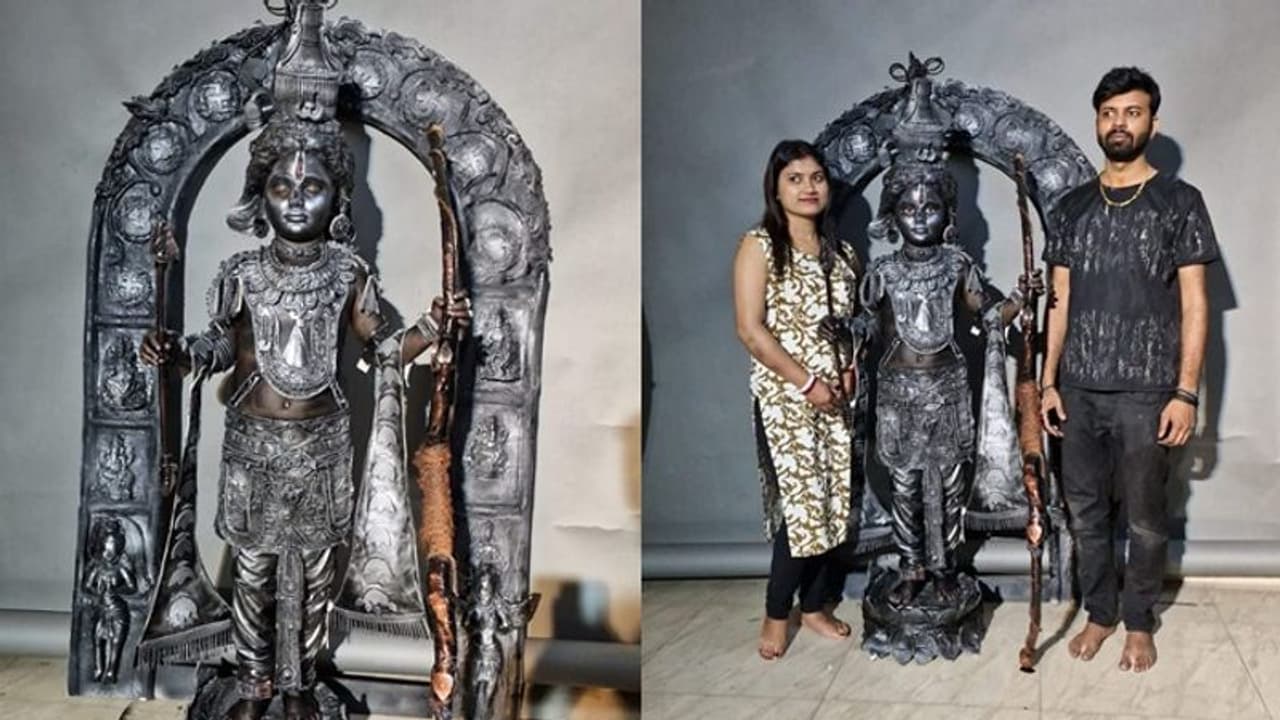 Child Dressed Up As Ram Lalla Idol 9 ವರ್ಷದ ಬಾಲಕನನ್ನು ರಾಮಲಲ್ಲಾ ...