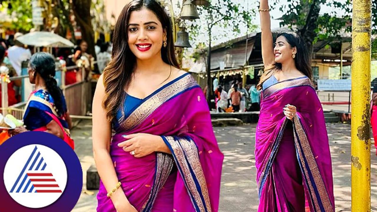 ಧರ್ಮಸ್ಥಳ ಮಂಜುನಾಥ, ಸೌತಡ್ಕ ಗಣಪತಿ ದರ್ಶನ ಮಾಡಿದ Kannada Serial Actress ...