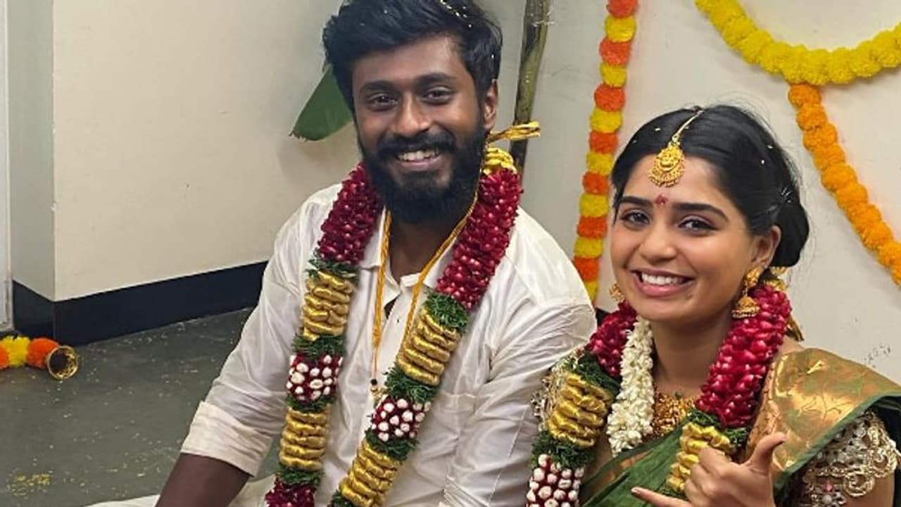 96 movie pair gouri g kishan and adithya bhaskar : 96 ജോഡി കല്ല്യാണം കഴിച്ചോ?: കണ്‍ഫ്യൂഷന് ...