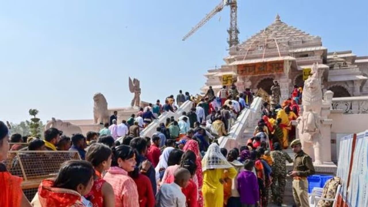 Set back for BJP in Ayodhya Ram Mandir SP Candidate leads Faizabad ...