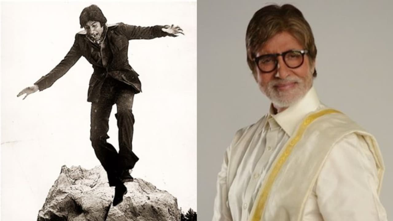 Amitabh Bachchan shares nostalgic picture, reveals jumped from 30-foot ...