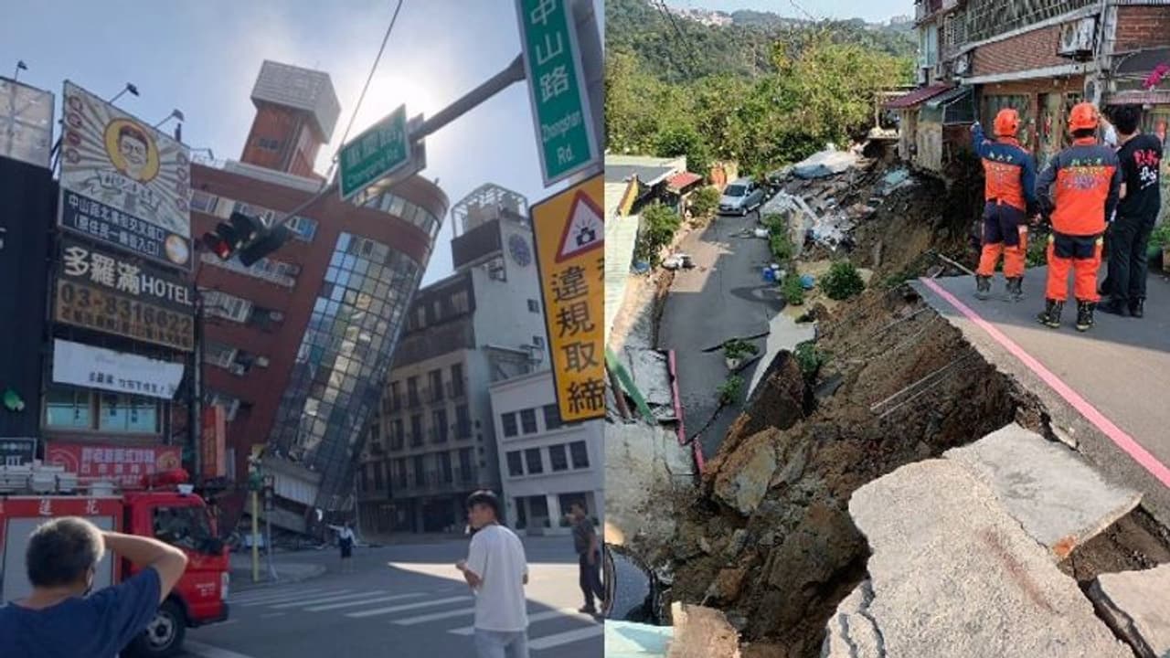 Taiwan earthquake: 70 miners trapped in two coal mines as strongest ...