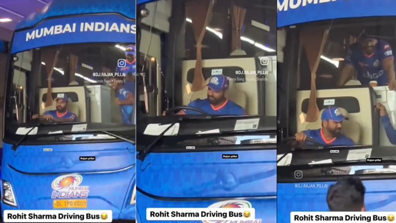 Bus Driver Rohit Sharma ಮುಂಬೈ ಇಂಡಿಯನ್ಸ್‌ಗೆ ಬಸ್ ಡ್ರೈವರ್ ಆದ ರೋಹಿತ್ ಶರ್ಮಾ ...