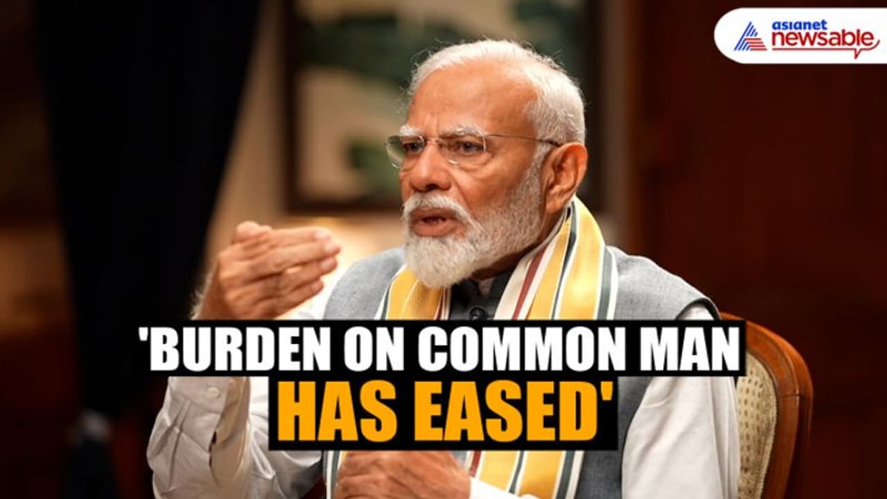 Narendra Modi EXCLUSIVE! 'The burden on common man has reduced today ...