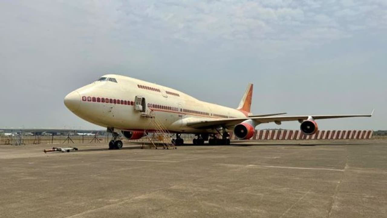 Homecoming for 'Queen of the Skies' Boeing 747 retired by Air India ...