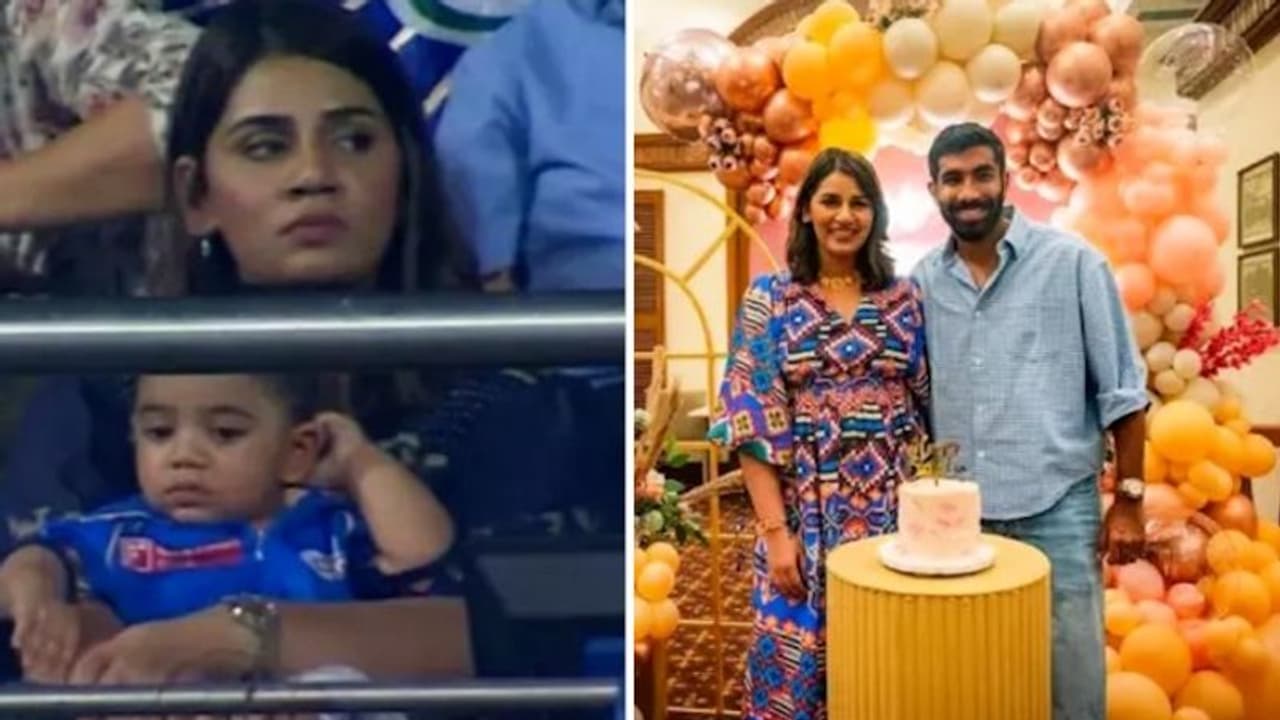 Jasprit Bumrah and Sanjana Ganesan's son, Angad makes adorable debut at ...
