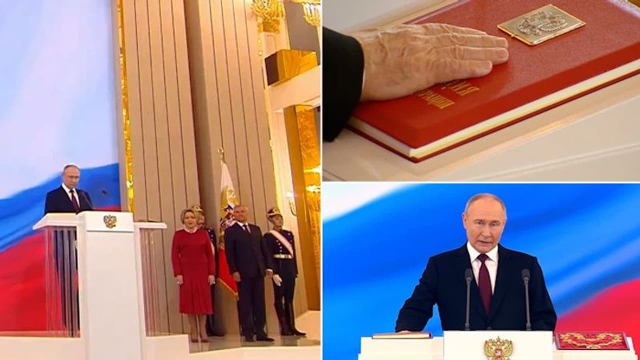 Russian President Putin takes oath for record 5th term, says leading ...