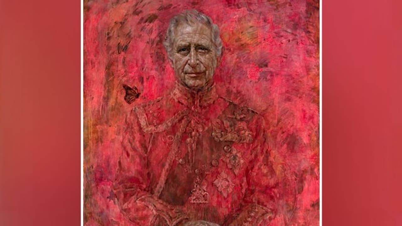 King Charles III unveils first official portrait since coronation ...