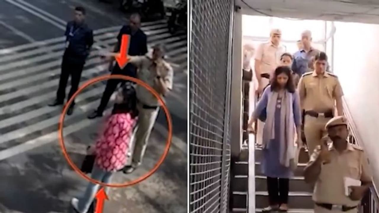 Swati Maliwal 'assault' case: AAP shares new CCTV showing RS MP escorted out of CM's house by ...