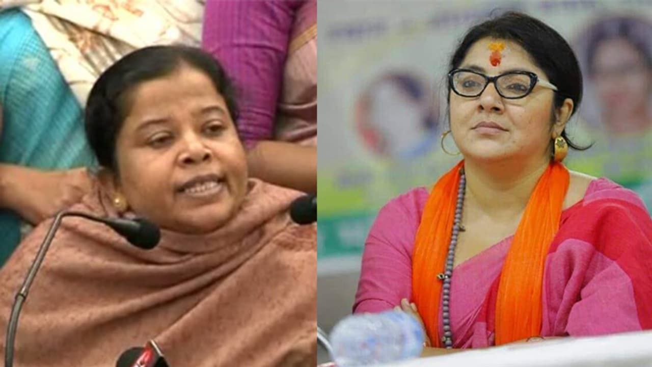 তৃণমূলের 'লকেট ডাকাত'-এর পাল্টা বিজেপির 'অসীমা চোর,অসীমা চোর' শ্লোগান ...