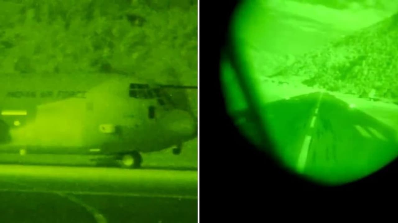 IAF achieves milestone with Night Vision Goggles-aided landing of C ...