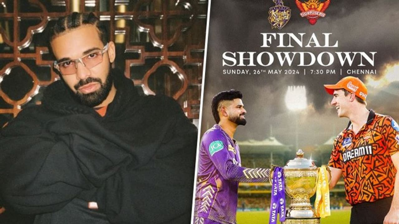 IPL 2024 final: Drake bets on SRK's team in KKR vs SRH game; see THIS | Asianet Newsable