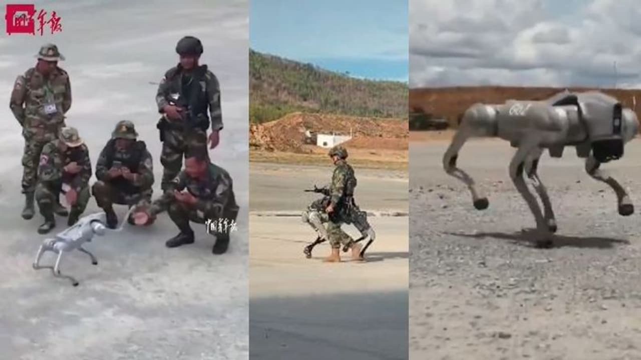 Chinese Army: ಗುಂಡು ಹೊಡೆಯುವ robot dog ಸೃಷ್ಟಿಸಿದ China | china has ...