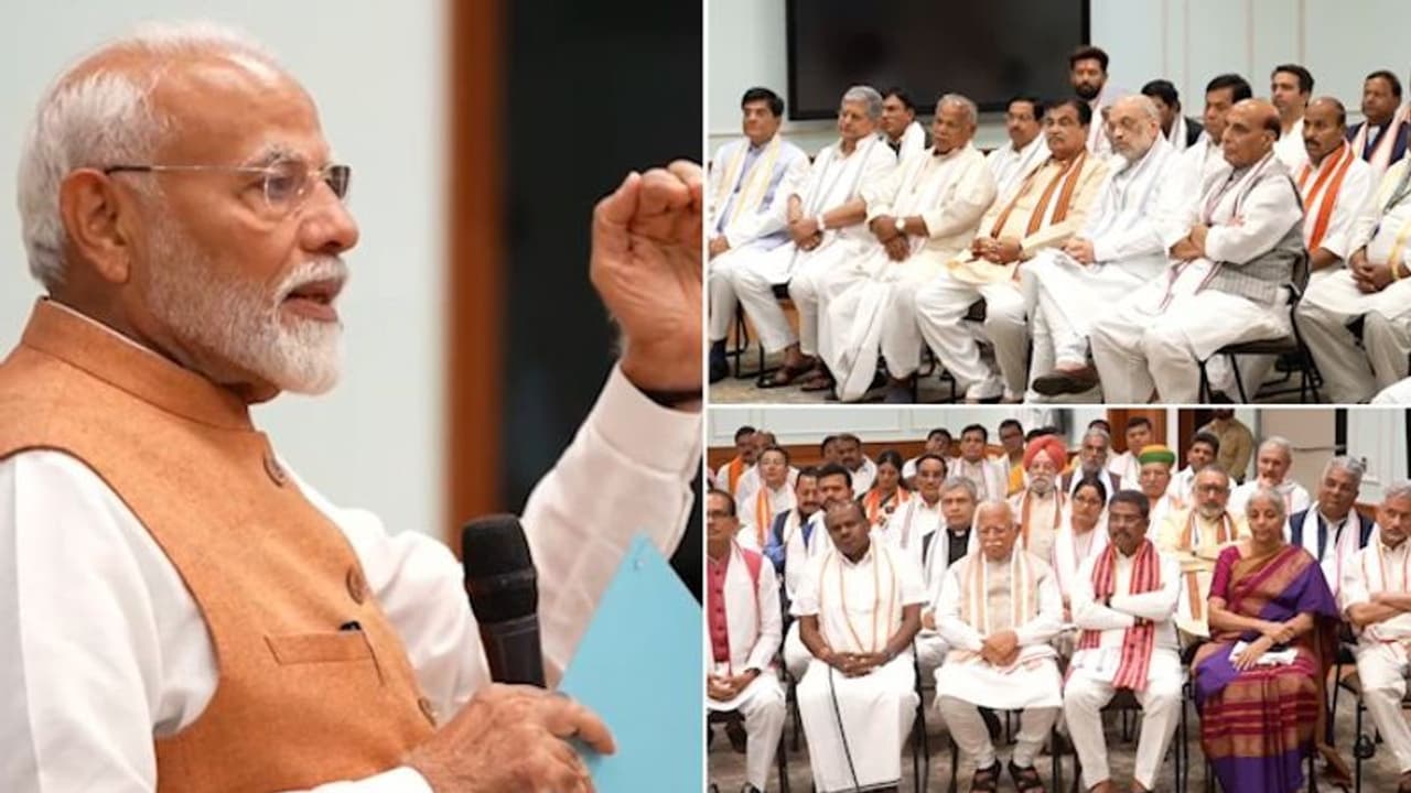 'Focus on unfinished business': PM-designate Modi tells NDA leaders in ...