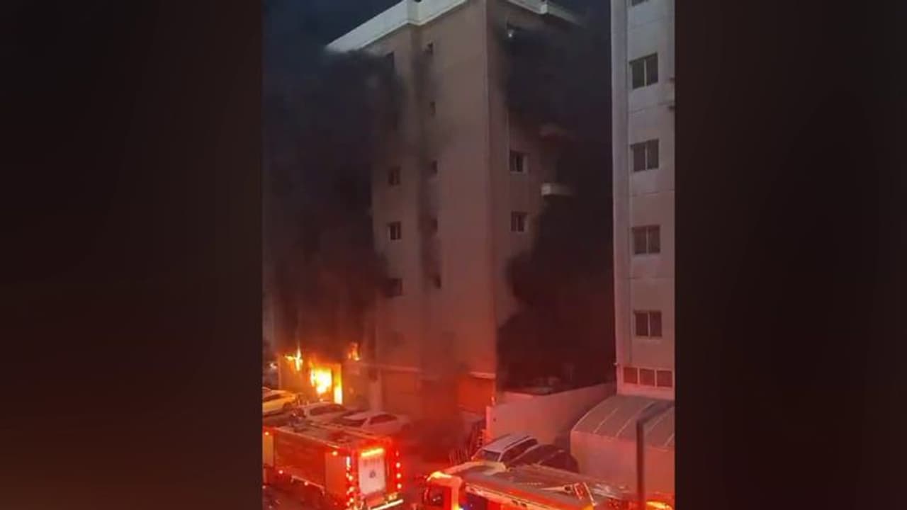Kuwait fire accident : குவைத் தீ விபத்தில் சிக்கி 50 பேர் காயம் ...