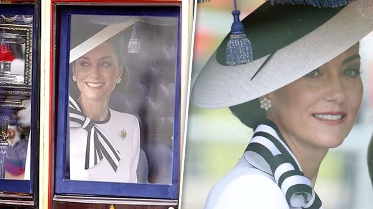 UK Princess of Wales Kate Middleton makes first public appearance since ...