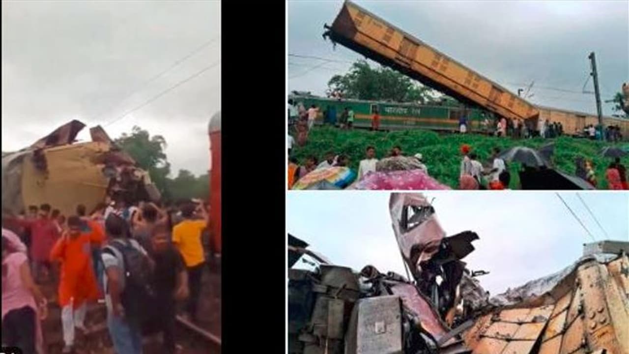 Terrible train accident in West Bengals Darjeeling : Kanchenjunga ...