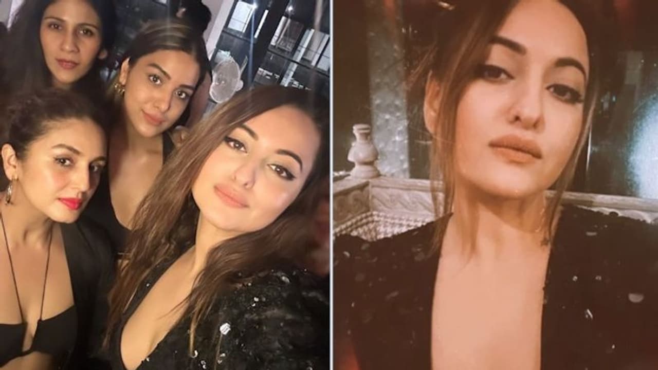 Sonakshi Sinha's bachelorette party photos: Huma Qureshi and other celebs spotted at the bash ...