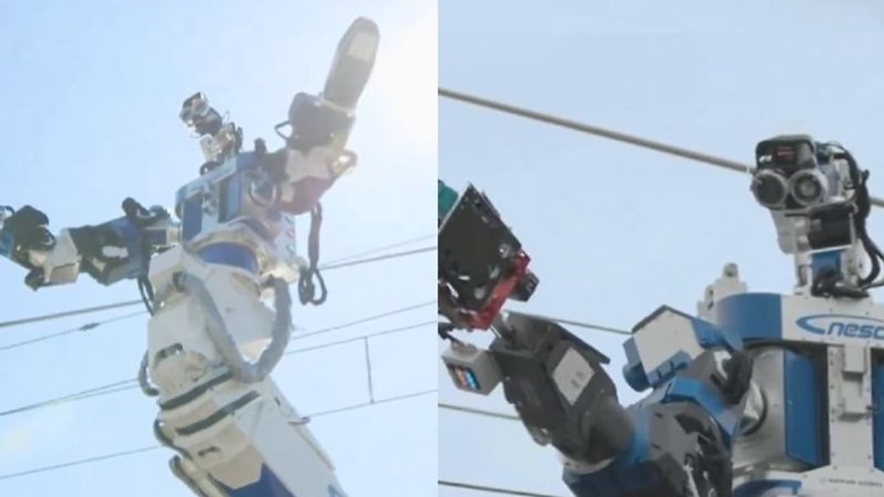 'Scary-looking' robot deployed by Japan Railways for maintenance work ...