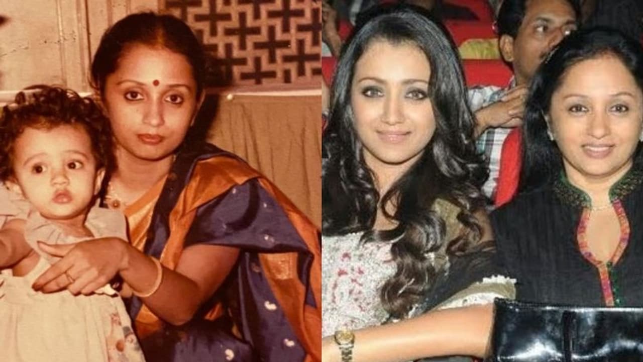 Trisha With Her Mom | சந்தூர் மம்மிக்கே டஃப் கொடுக்கும் த்ரிஷாவின் ...