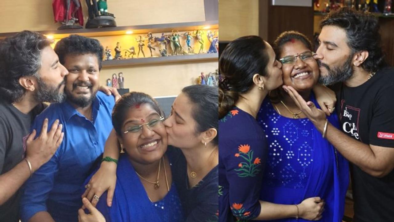 Actress Indraja Robo Shankar : நன்றி அக்கா அண்ணா.. சிவாஜியின் பேரன் ...