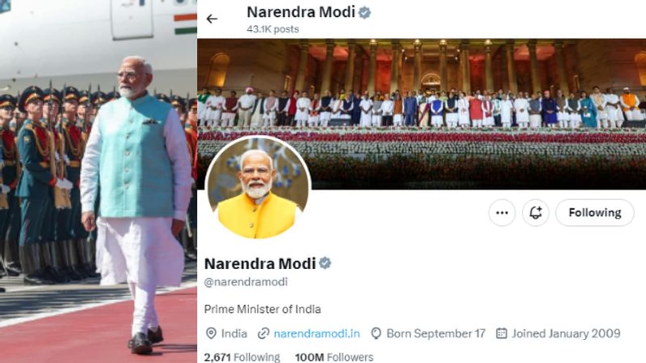 PM Modi Surpasses 100 Million Followers, Becomes Most-Followed World ...