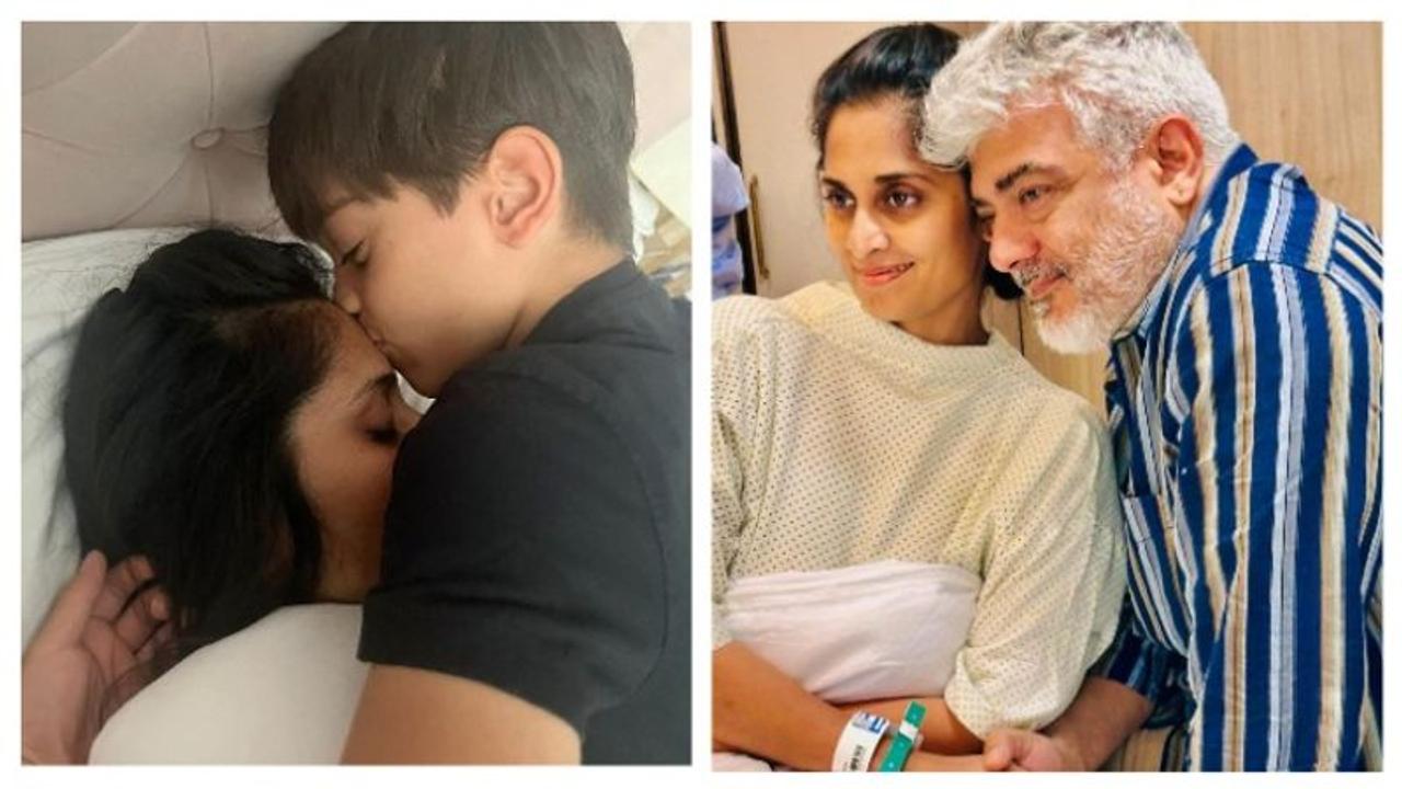 Shalini Ajith Recent Photo: இதுதான் உண்மையான அன்பு! ஓய்வில் இருக்கும் அம்மா ஷாலினியை அரவணைத்து ...