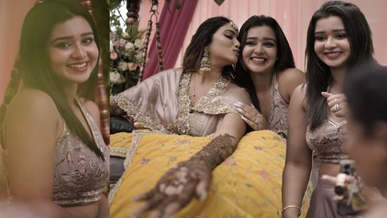 Mouna Guddemane Smile Pics viral ನಗುವಿನಲಿ ಮನ ಸೆಳೆದ ಮಿಸಸ್ ರಾಮಾಚಾರಿ ...