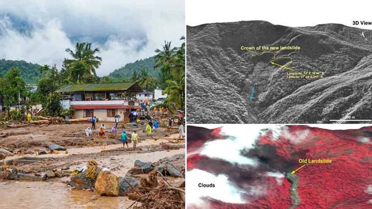ISRO Satellite Images of Wayanad Landslide: வயநாடு நிலச்சரிவின் ...