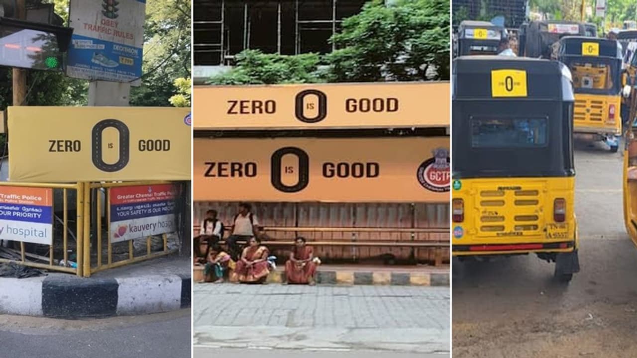 Zero is Good: சென்னையில் எங்க பாத்தாலும் Zero is Good! எதுக்காக இப்படி ...