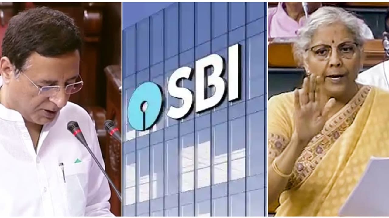 SBI 8500 crore minimum balance issue Congress raised in parliament 8500 ...